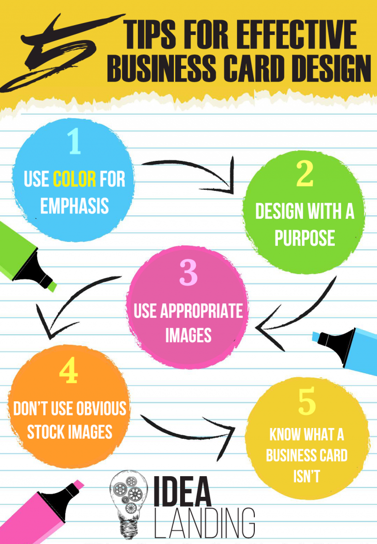 Top 5 Business Card Design Tips - Idea Landing Blog