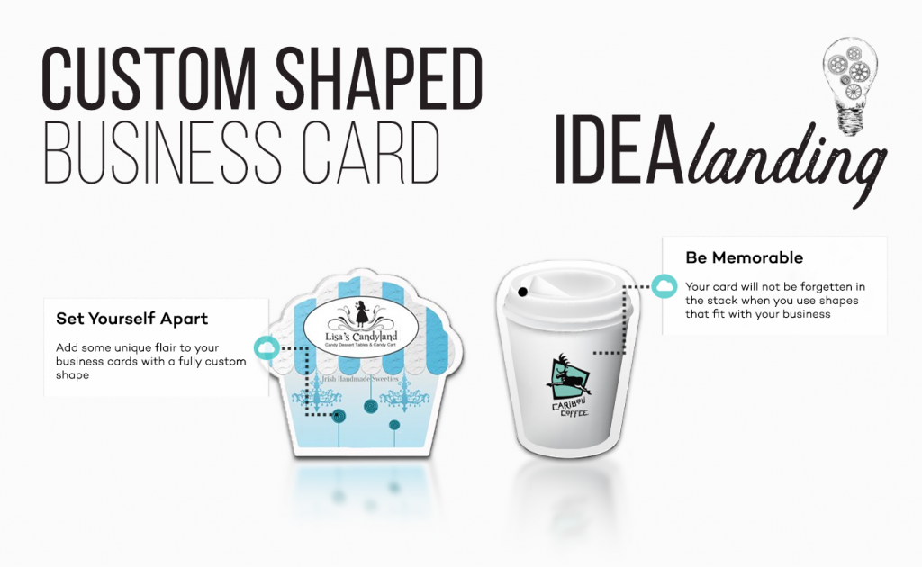 Product Spotlight: Custom Shaped Business Cards - Idea Landing Blog