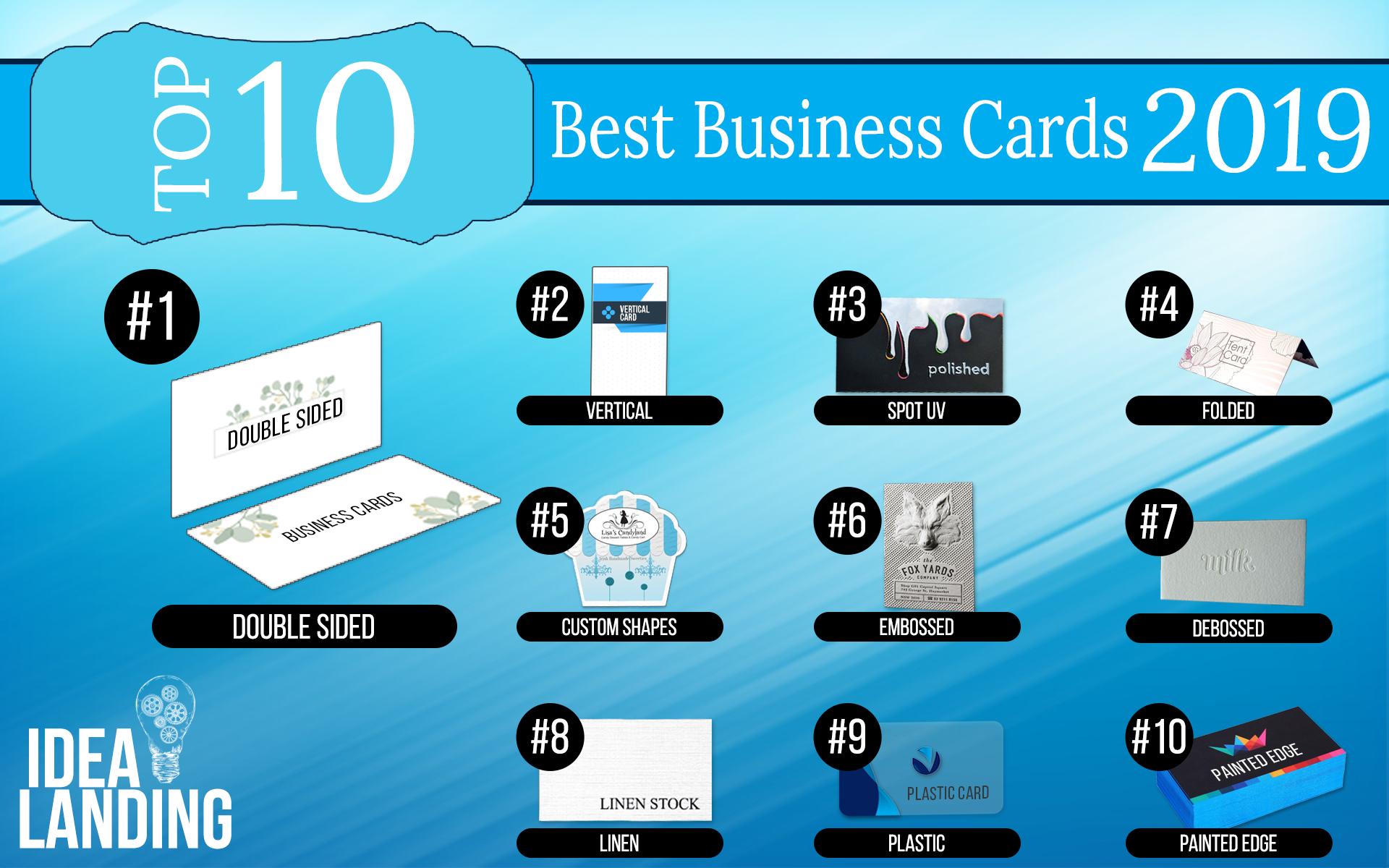Best Selling Business Cards So Far In 2019 - Idea Landing Blog